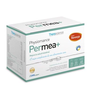 Therascience physiomance permea+ 20 sobres + 30 cápsulas +40 comp ...